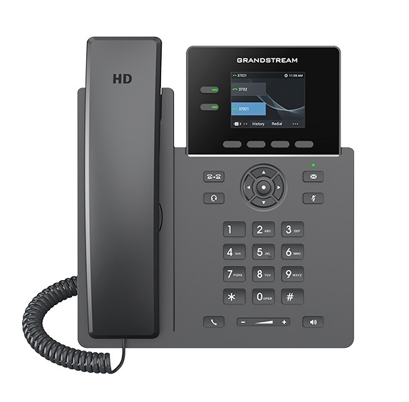 Grandstream GRP2610P 2-Line Carrier-Grade IP Phone (with PoE) – SecurityTech GR
